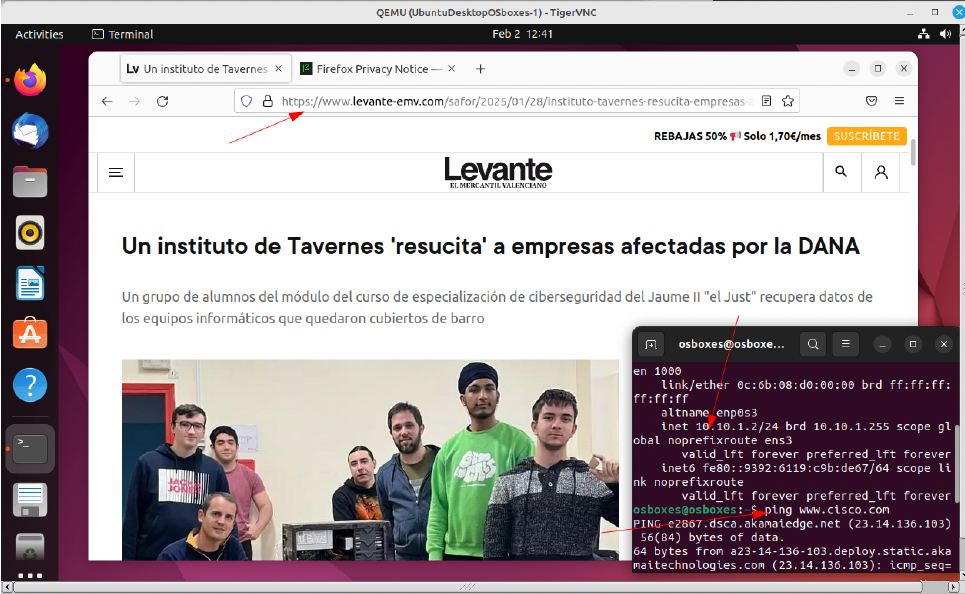 PR303 - Virtualización servidor/cliente, enrutamiento y NAT - Proyecto Intermodular ASIR